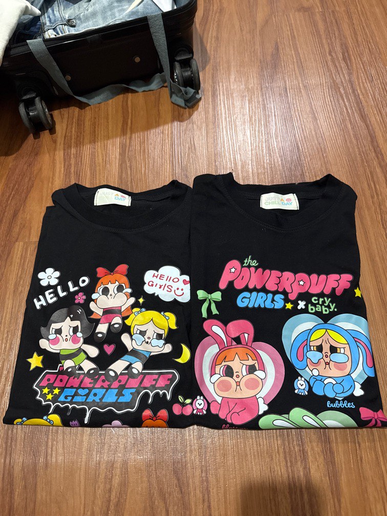 bundle kaos just a chill day bkk POWERPUFF GIRLS (PPG) x CRY BABY ...