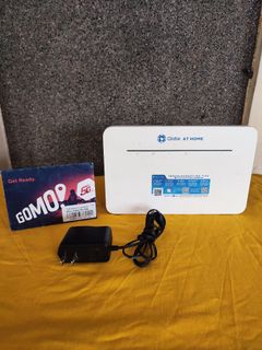 Bundle set | Globe at home prepaid wifi modem and new gomo sim with one ...