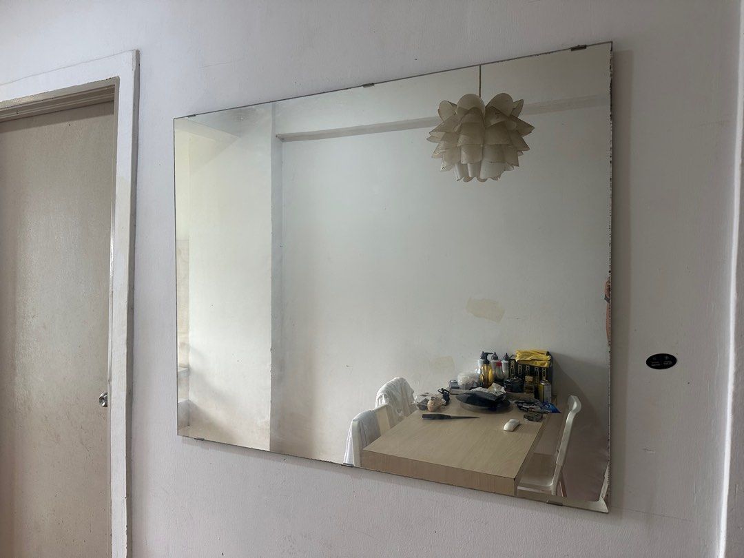 Cermin Dinding Besar IKEA, Furniture & Home Living, Home Decor, Mirrors on Carousell