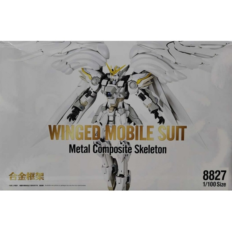 Daban 8827A FIX MG 1/100 Snow White Prelude Wing Zero Gundam with Metal ...