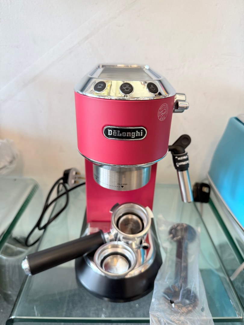 DeLonghi EC685 Red Coffee Machine, TV & Home Appliances, Kitchen ...