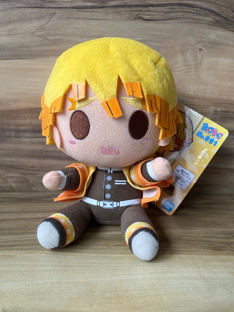 Demon Slayer Zenitsu Plush, Hobbies & Toys, Toys & Games on Carousell