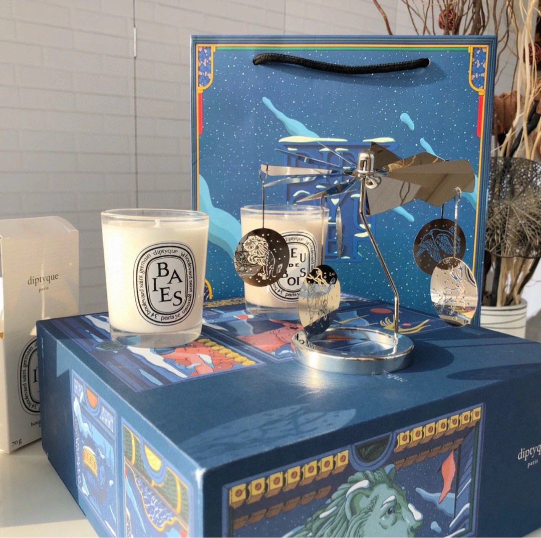 Diptyque Carousel Candle Set, Furniture & Home Living, Home Fragrance ...