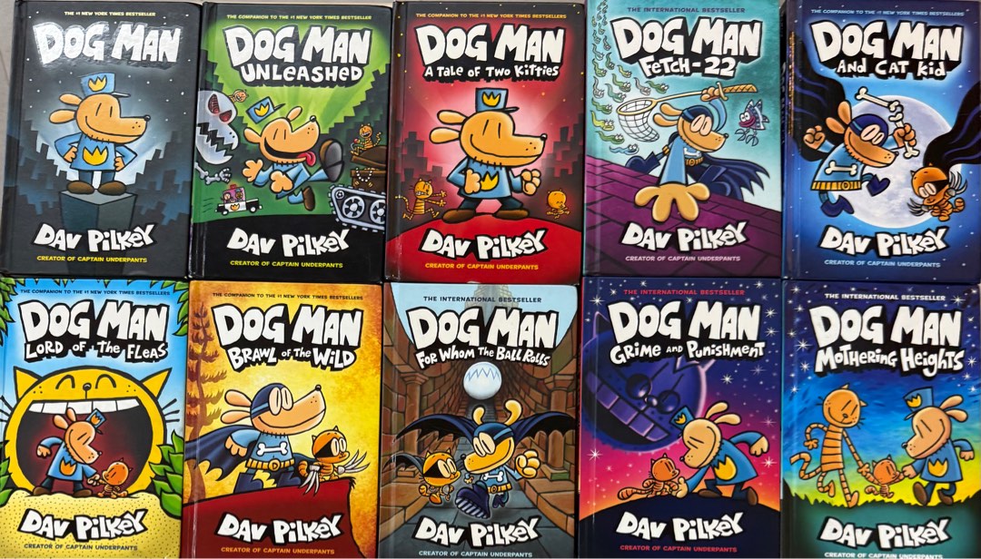 Dog Man Book Series by Dav Pilkey, Hobbies & Toys, Books & Magazines ...
