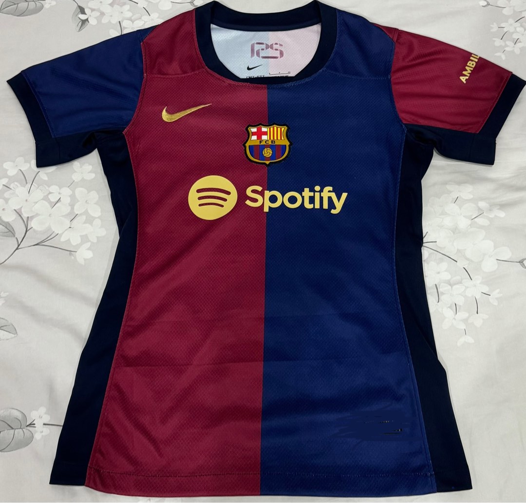 FC Barcelona 2024/25 Home Jersey, Women's Fashion, Activewear on Carousell