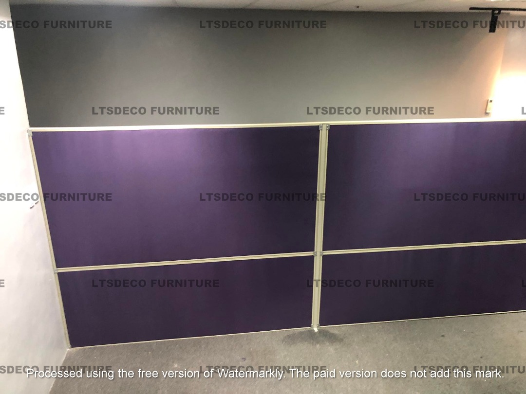FULL FABRIC PANEL PARTITION \ OFFICE PARTITION, Furniture & Home Living ...