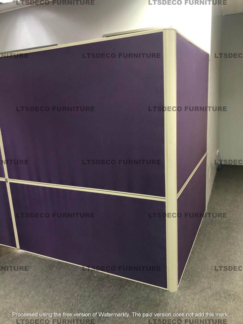 FULL FABRIC PANEL PARTITION \ OFFICE PARTITION, Furniture & Home Living ...
