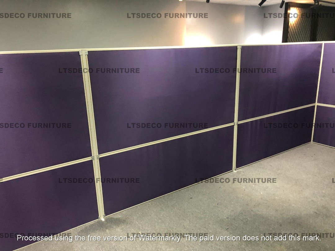 FULL FABRIC PANEL PARTITION \ OFFICE PARTITION, Furniture & Home Living ...