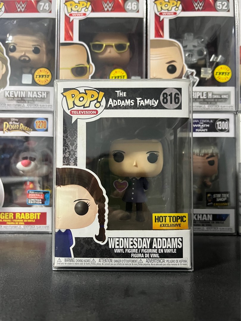 Funko Pop Television The Addams Family Wednesday Addams (Hot Topic ...