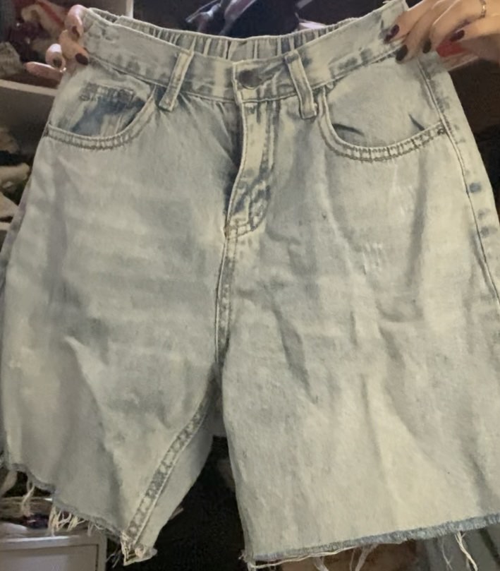 Garterized Jorts, Women's Fashion, Bottoms, Shorts on Carousell