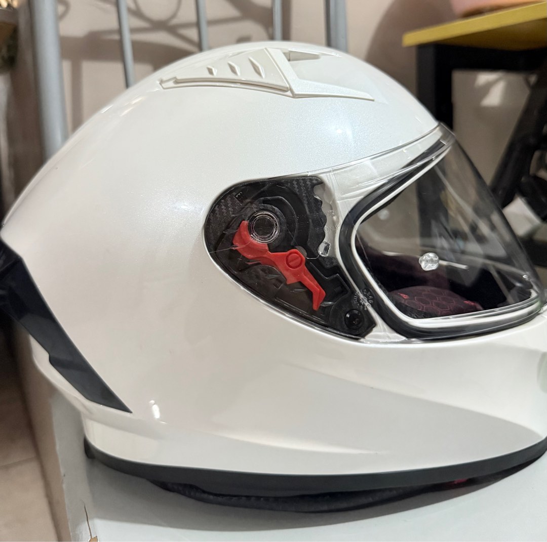 Gille Helmet 135 GTS V1 PLAIN Motorcycle Helmet Full Face Dual Visor ...