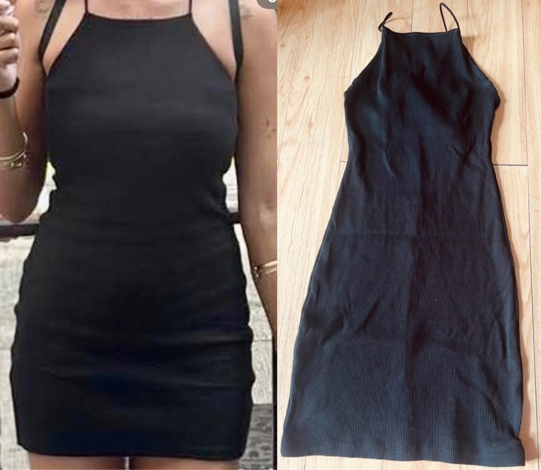 H&M Divided Ribbed Mini Dress, Women's Fashion, Dresses & Sets, Dresses ...