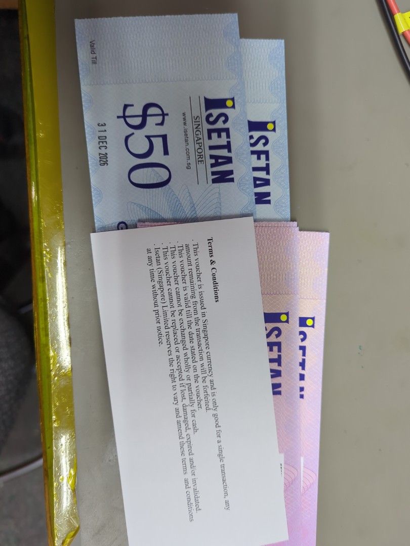 Isetan $100 Voucher for swapping/exchange - Valid Until 31 Dec 2026 ...