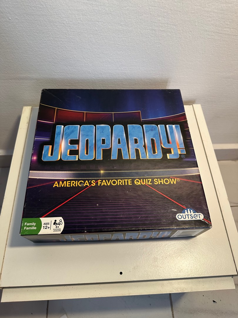 Jeopardy! Board Game by Outset, Hobbies & Toys, Toys & Games on Carousell