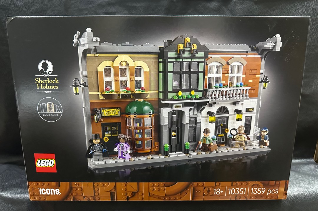 LEGO 10351 Icons Sherlock Holmes: Book Nook - New and Sealed, Hobbies ...