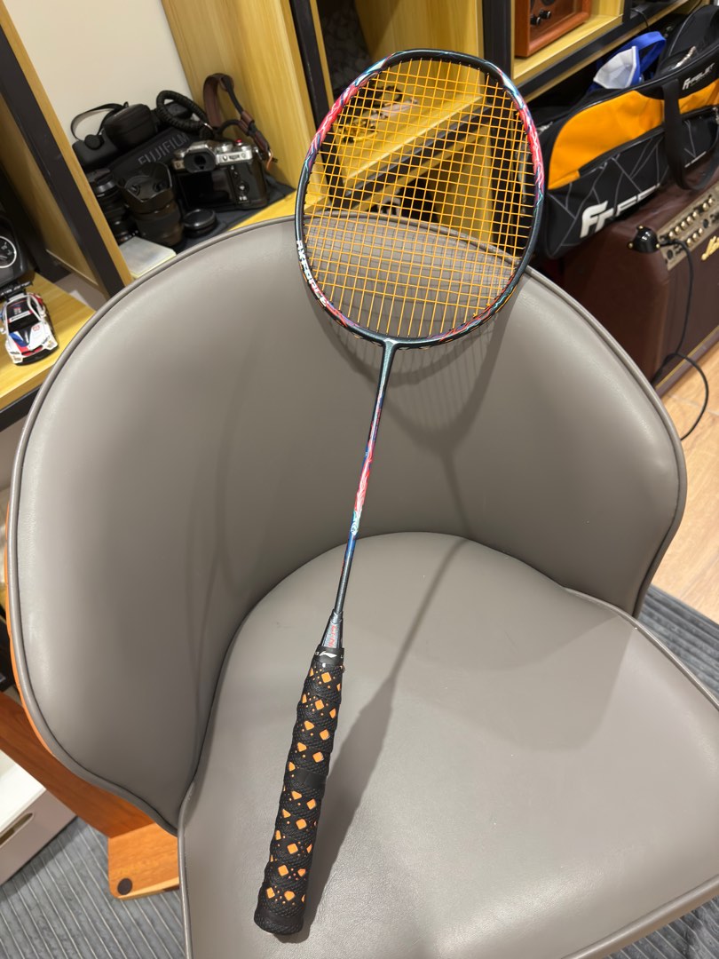 LI-NING AXFORCE 90 TIGER MAX-NAVY/RED BADMINTON RACKET, Sports ...