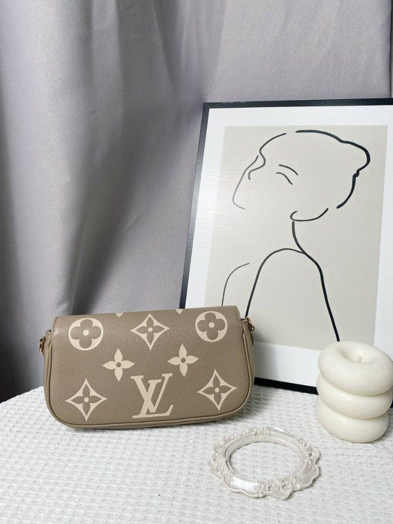 LV Ivy Woc in Bicolor Monogram, Luxury, Bags & Wallets on Carousell