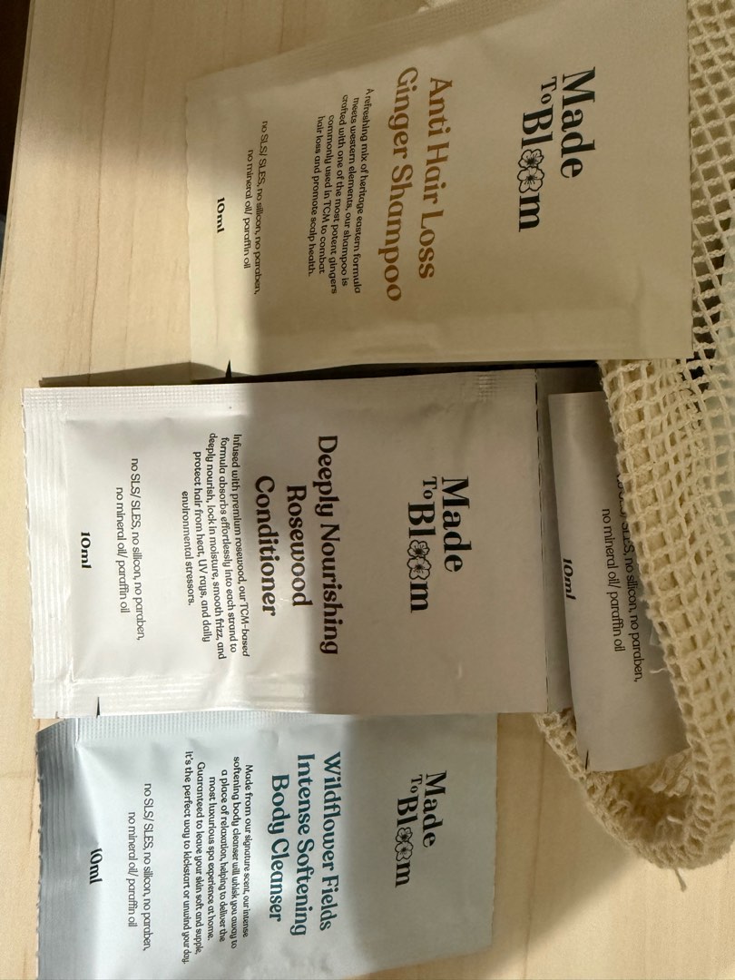Made to Bloom sachets, Beauty & Personal Care, Bath & Body, Bath on Carousell