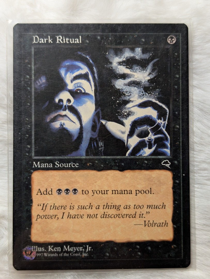 Magic The Gathering MTG Card - Dark Ritual, Hobbies & Toys, Toys ...