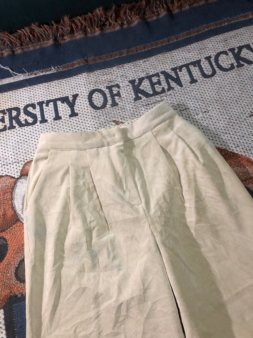 Mango Baggy Palazo Slack Pants, Women's Fashion, Bottoms, Other Bottoms ...