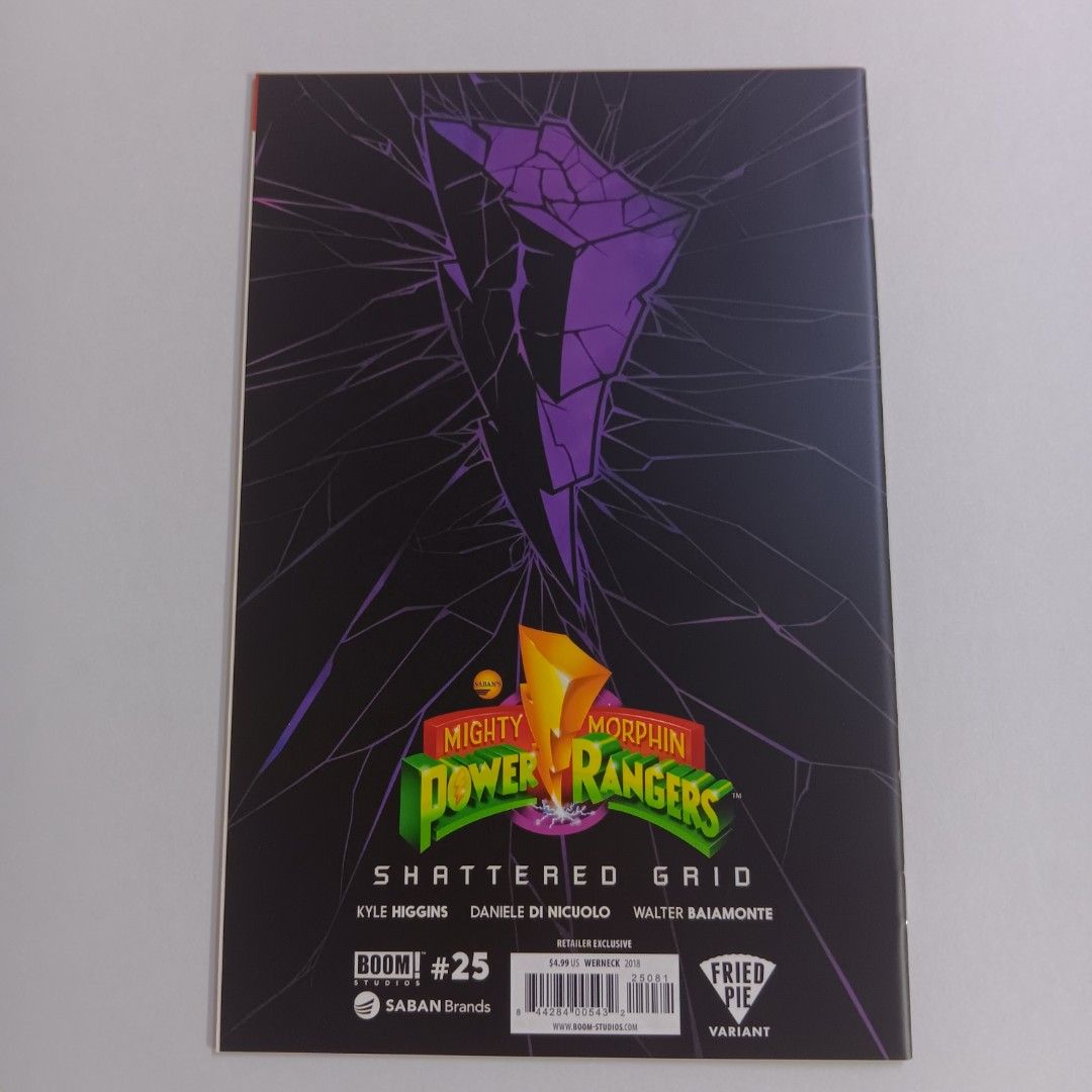 Mighty Morphin Power Rangers #25 (2018) VF/NM. Cool Fried pie variant ...