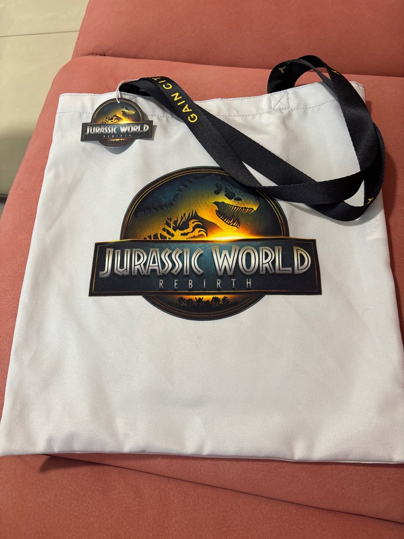 Movie merch Jurassic World Rebirth Tote Bag, Hobbies & Toys ...