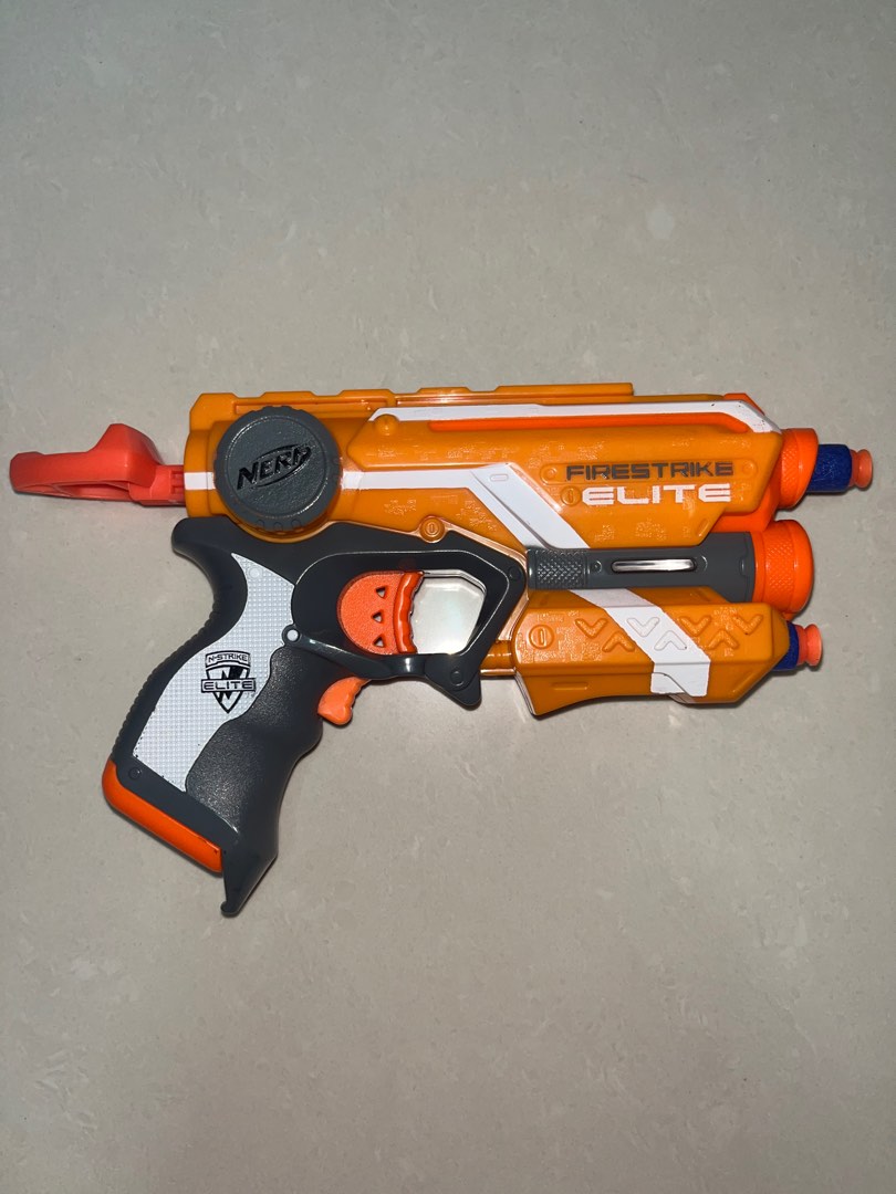 Nerf Firestrike Elite Blaster, Hobbies & Toys, Toys & Games on Carousell