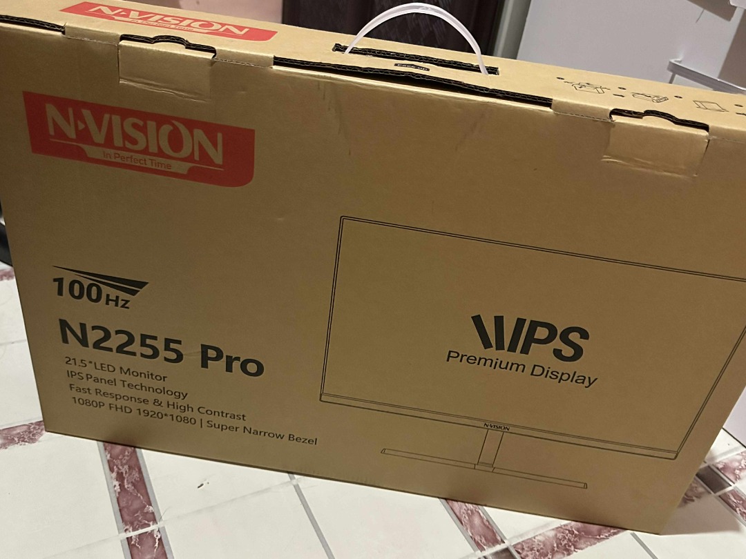 N-VISION N2255 Pro Monitor (White), Computers & Tech, Parts ...