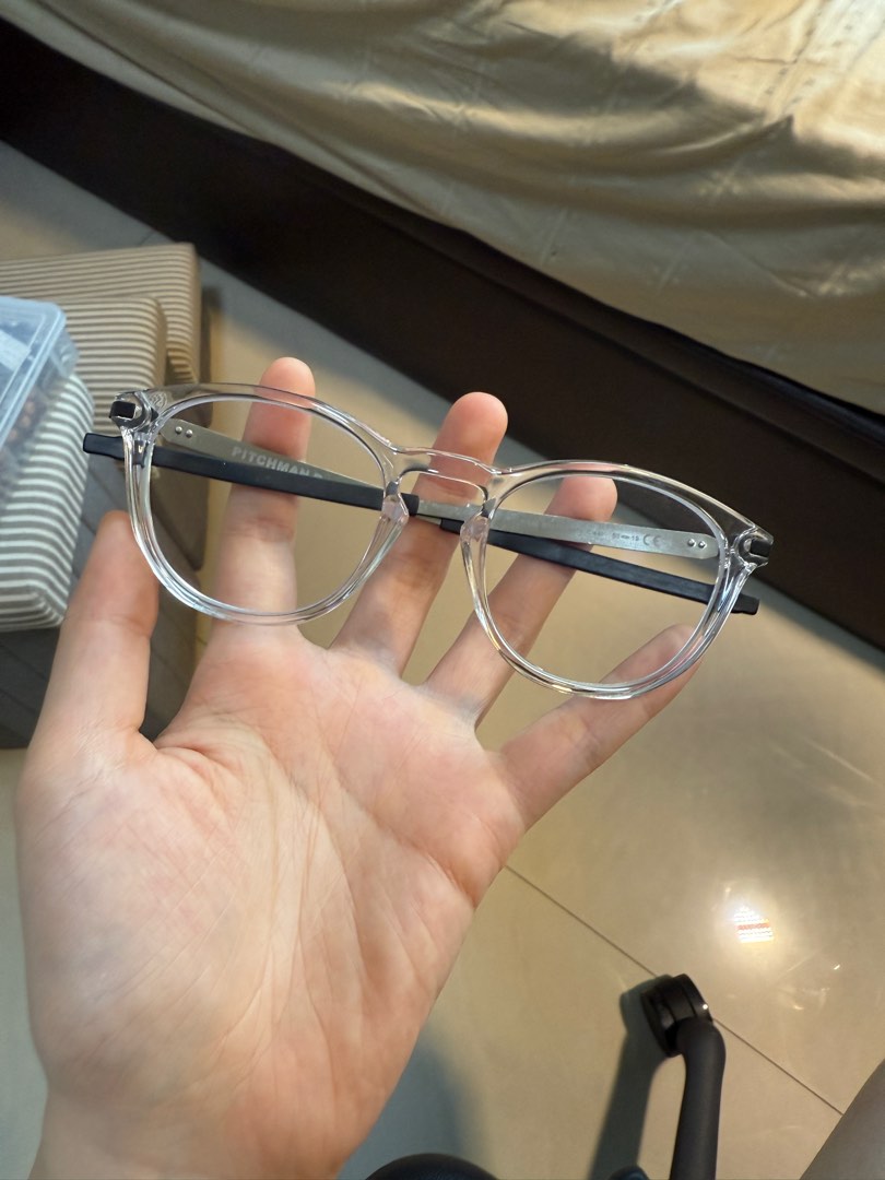 Oakley Pitchman Clear Frame Eyeglasses, Men's Fashion, Watches ...