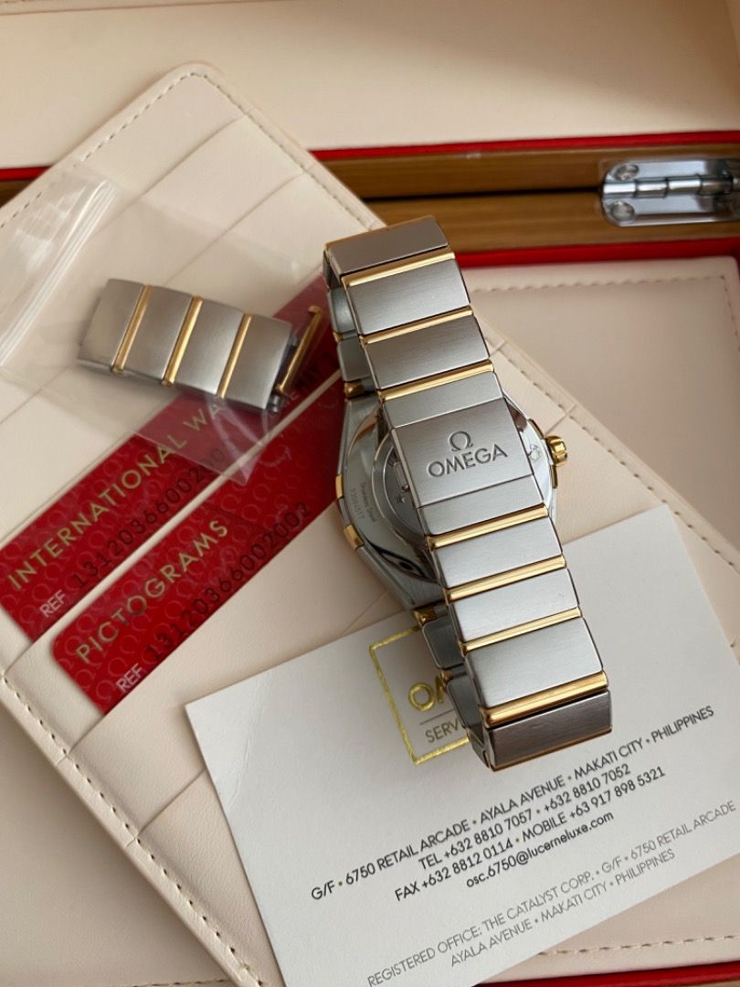 OMEGA Constellation Yellow-Gold Steel 36mm, Luxury, Watches on Carousell