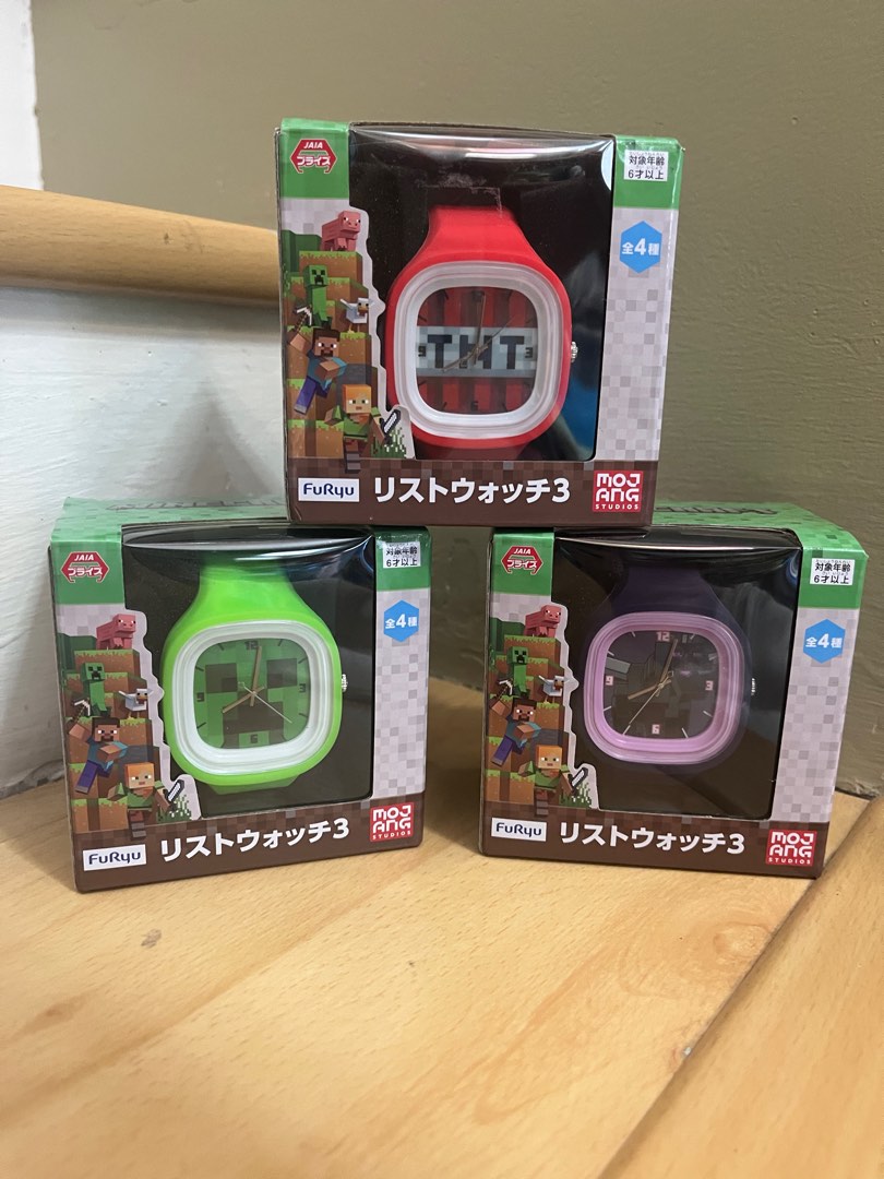 Original Minecraft watch, Men's Fashion, Watches & Accessories, Watches ...