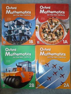 Oxford mathematics 1B,1A / workbooks+textbooks, 興趣及遊戲, 書本 & 文具, 教科書 ...