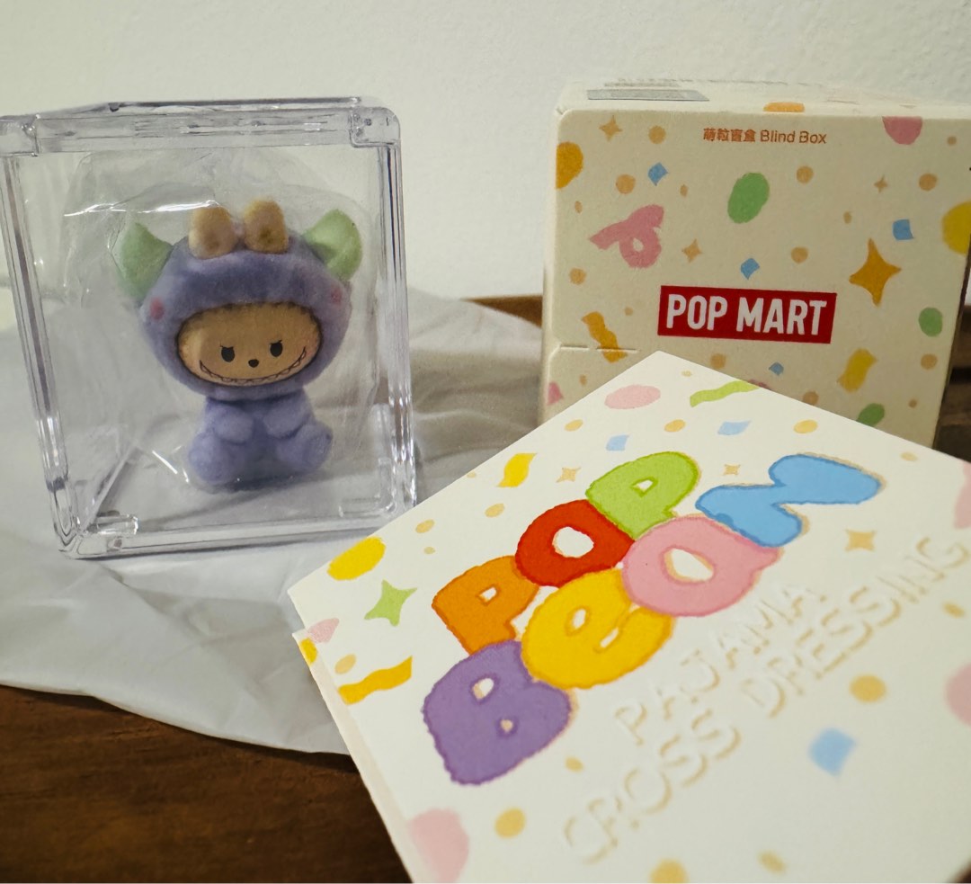Pop Bean PJ Party Labubu, Hobbies & Toys, Toys & Games on Carousell