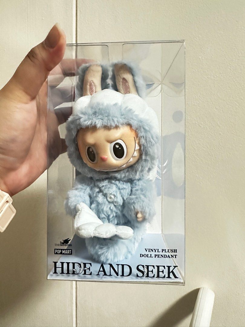 Hide and Seek Vinyl Plush Doll Pendant Labubu Merbubu , Hobbies & Toys ...
