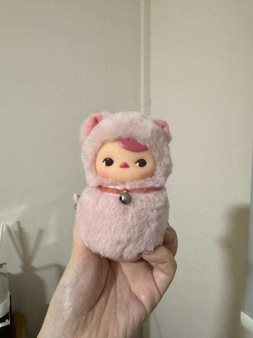 Pop Mart Pucky Roly Poly Kitty Series - Vinyl Plush Pink Cat, Hobbies ...