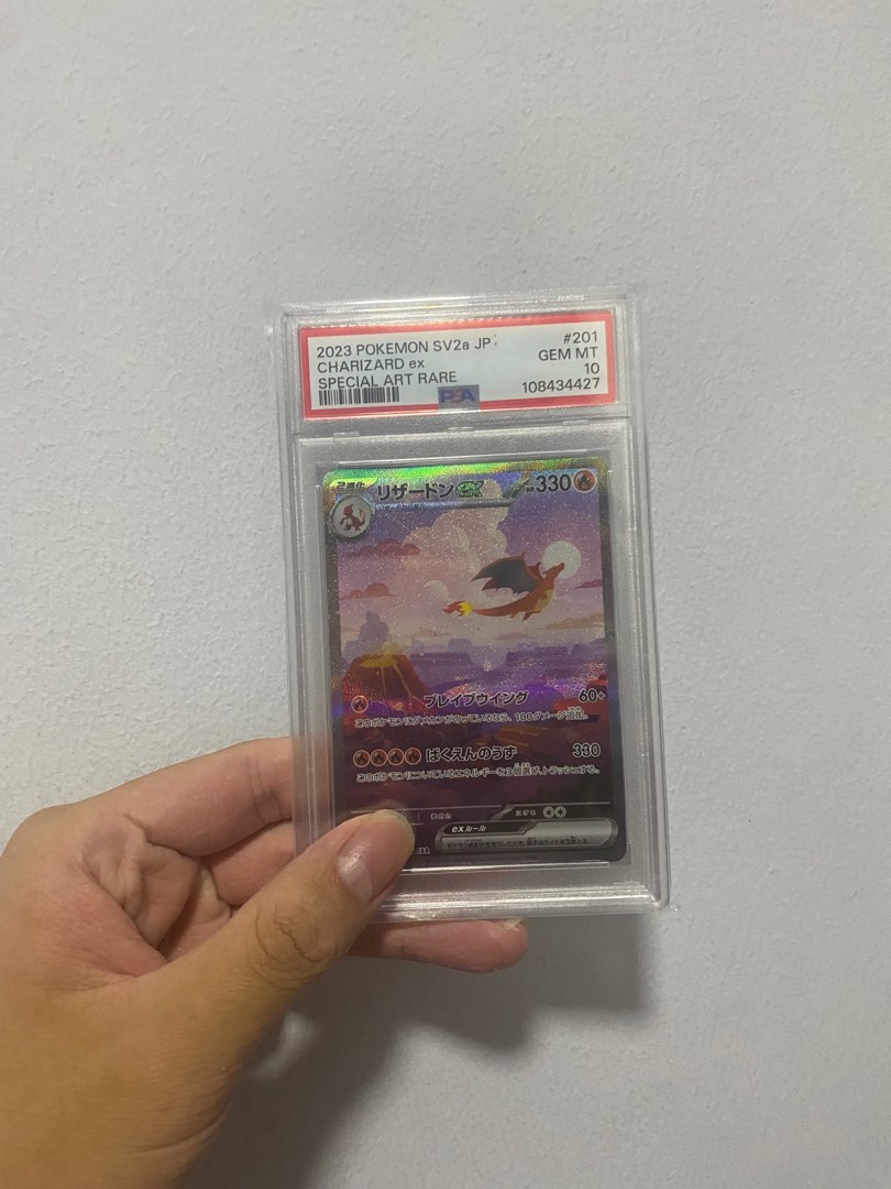 PSA 10 Charizard EX 151 Sunzard, Hobbies & Toys, Toys & Games on Carousell