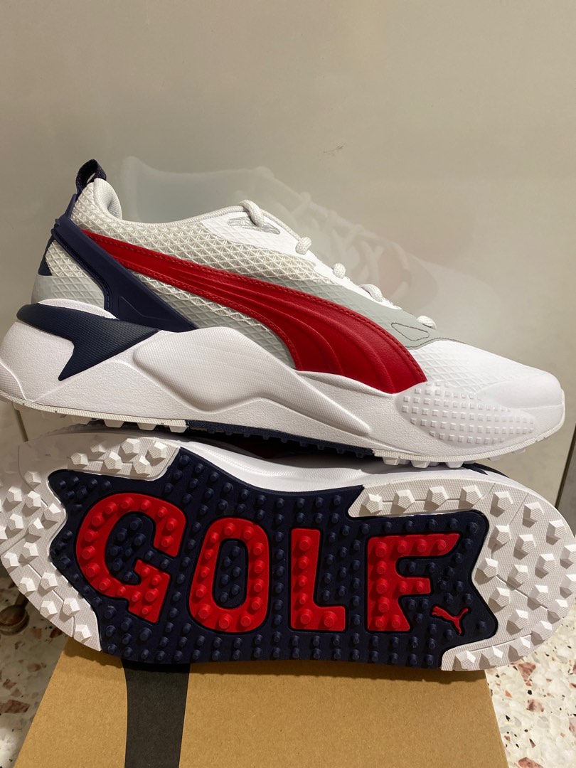 Puma RS-G Golf Shoes - White/Navy/Red - New, Sports Equipment, Sports ...