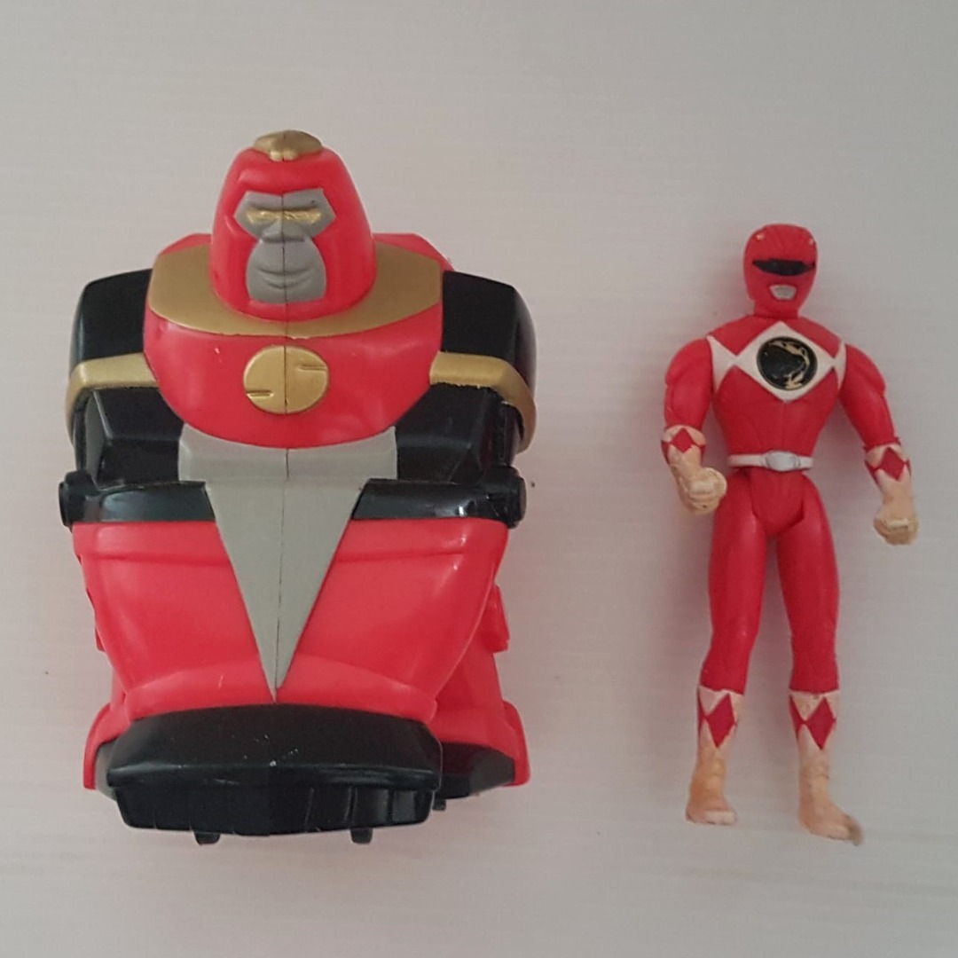 Rare Collectibles, Red Ranger & Ape Ninjazord, McDonald's Action Figure ...