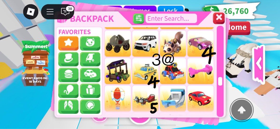 Roblox adopt me cars/vehicle, 電子遊戲, 遊戲機配件, 遊戲禮物卡及帳戶 - Carousell