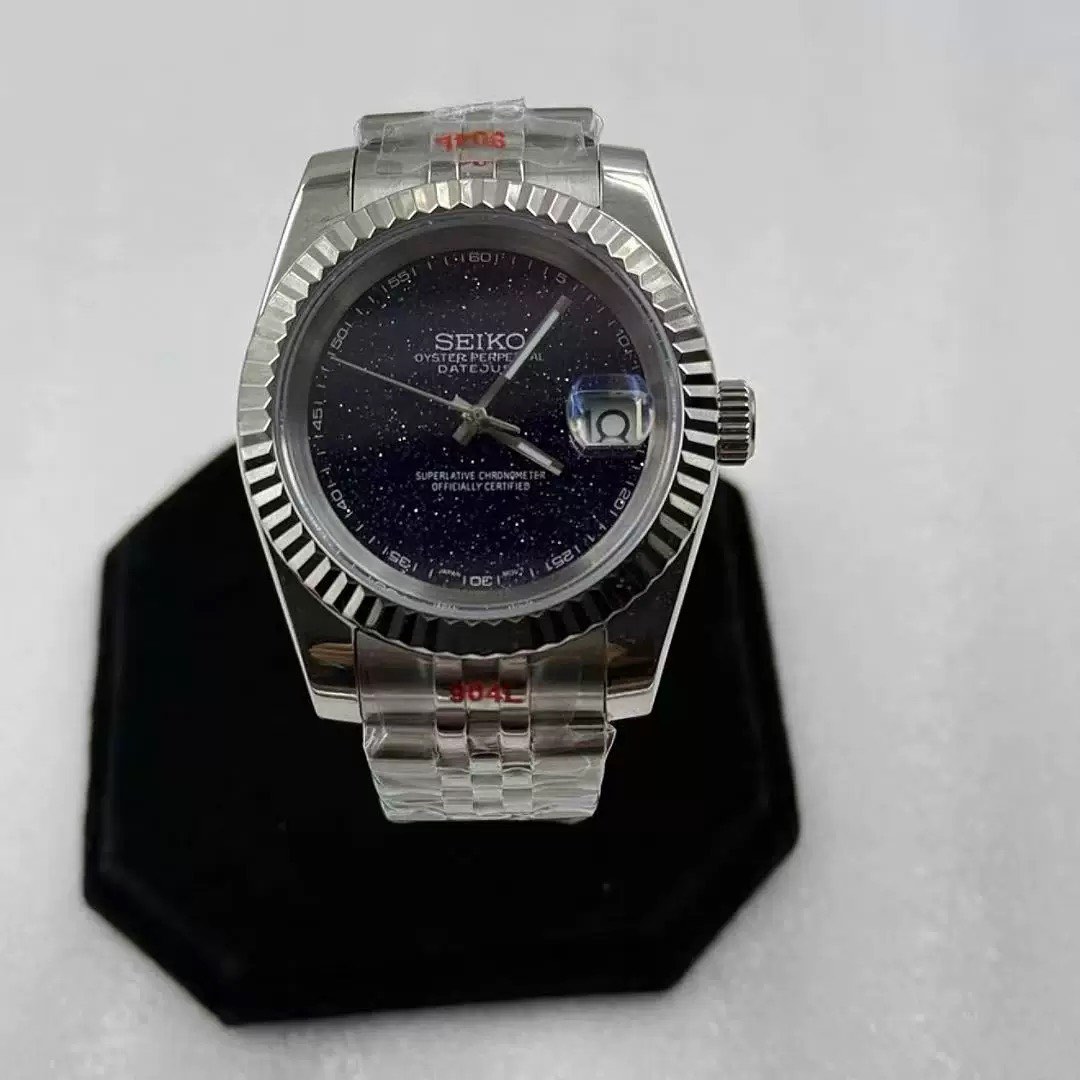 Seiko datejust galaxy dial custom watch, Men's Fashion, Watches ...