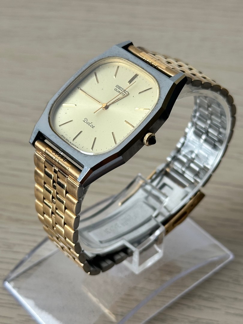 Seiko Dolce Octagon Gold, Men's Fashion, Watches & Accessories, Watches ...