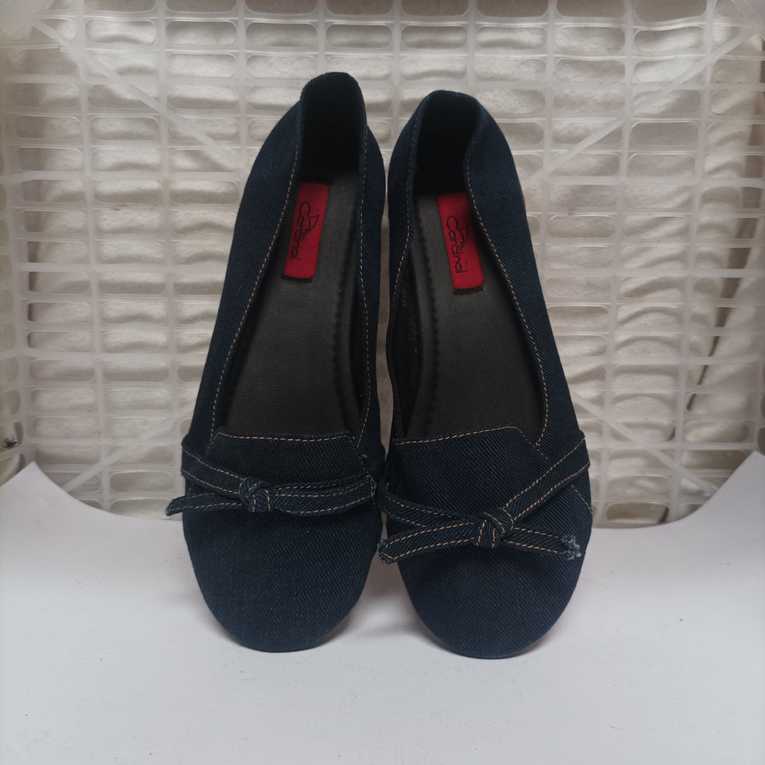Sepatu Perempuan Slip On Cardinal Bahan Kain Jeans Made in Indonesia ...