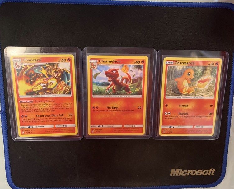 Set of 3 Charizard , Charmeleon , Charmander 14/181, 13/181, 11/181 ...