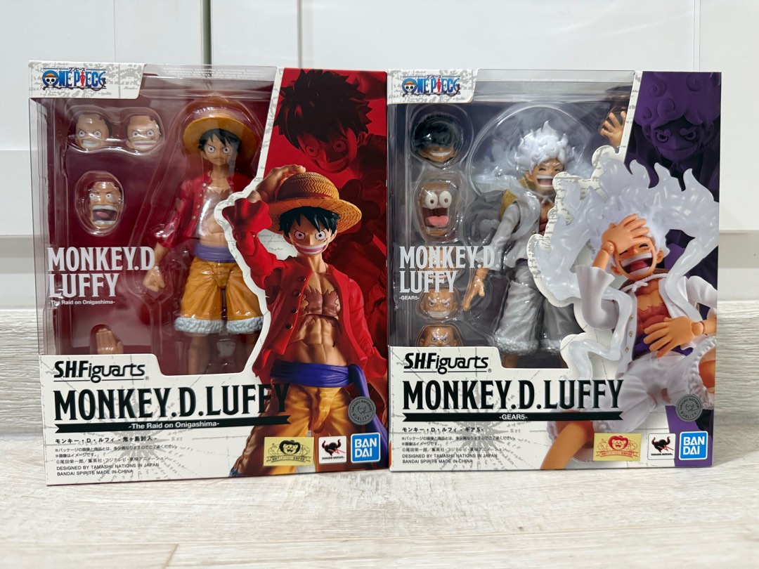 SHF Monkey D Luffy Gear 5 Raid on Onigashima Pirate King One Piece OP ...