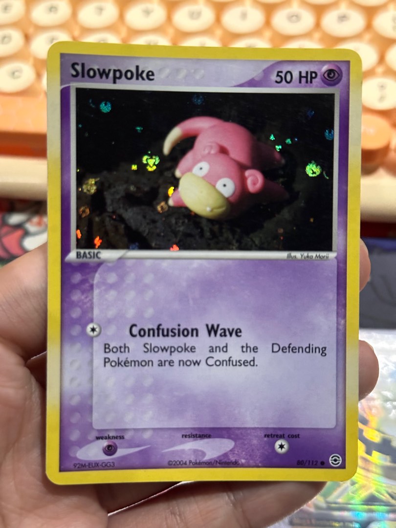 Slowpoke [Stamped] Yuka Morii #80 Pokemon Fire Red & Leaf Green ...