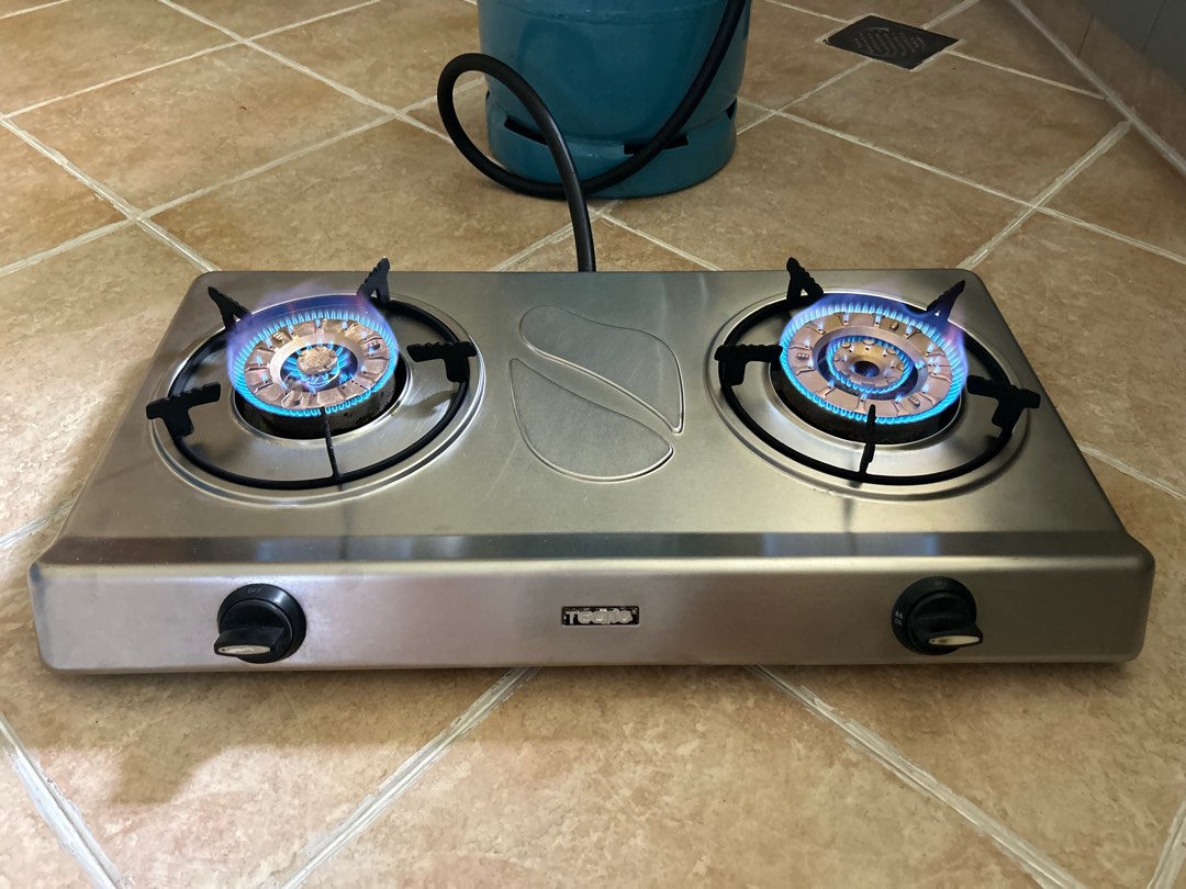 Tecno LPG Double Burner Stove, TV & Home Appliances, Kitchen Appliances ...