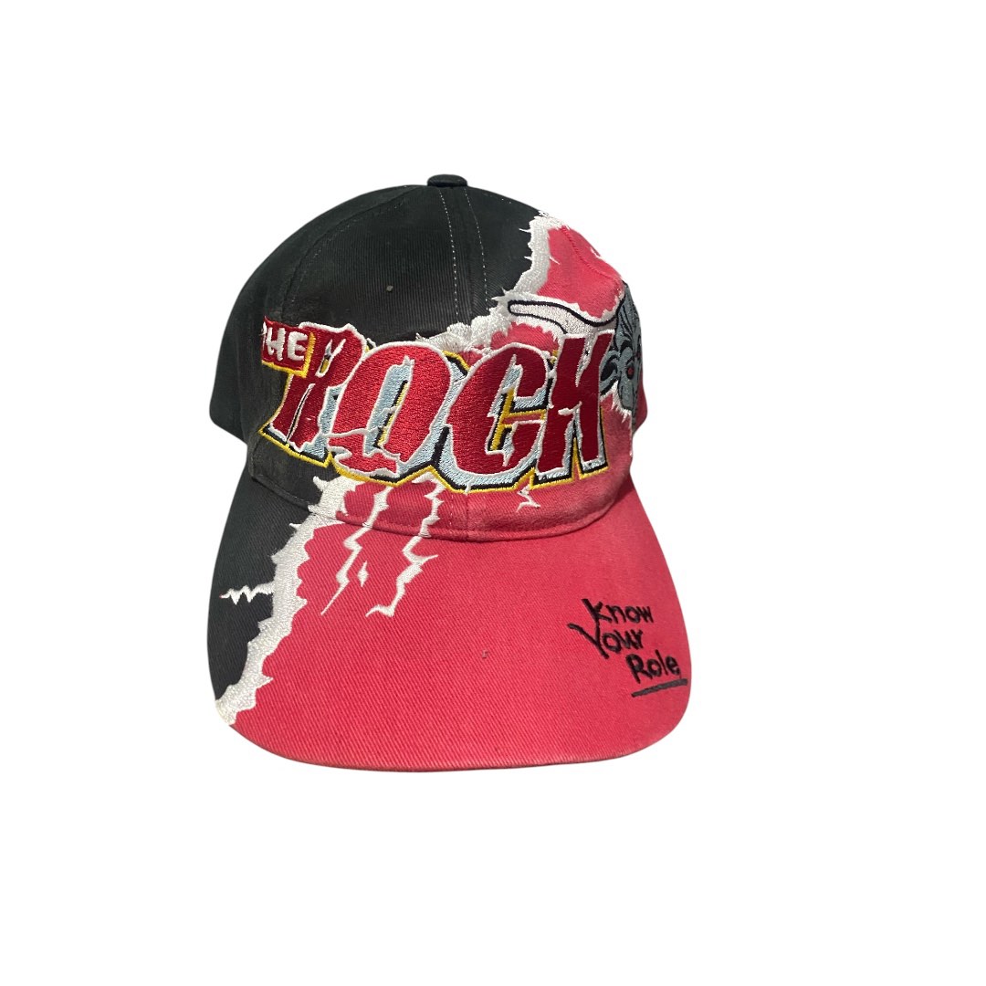 The Rock Vintage WWE Cap, Men's Fashion, Watches & Accessories, Cap ...
