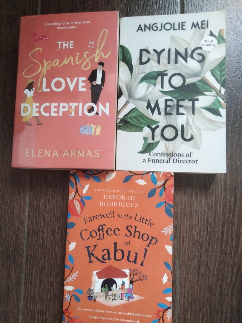 The Spanish Love Deception, Dying to Meet You, Farewell to the Little ...