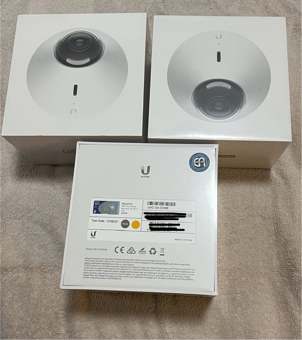 Ubiquiti UniFi Protect UVC-G4-DOME Security Camera, Furniture & Home ...