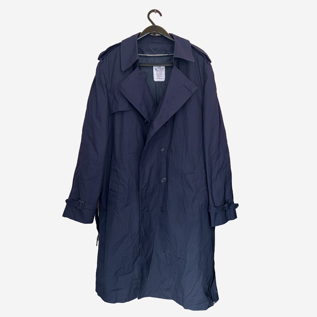 US Navy All Weather Double Breasted Trench coat DSCP Defender ...